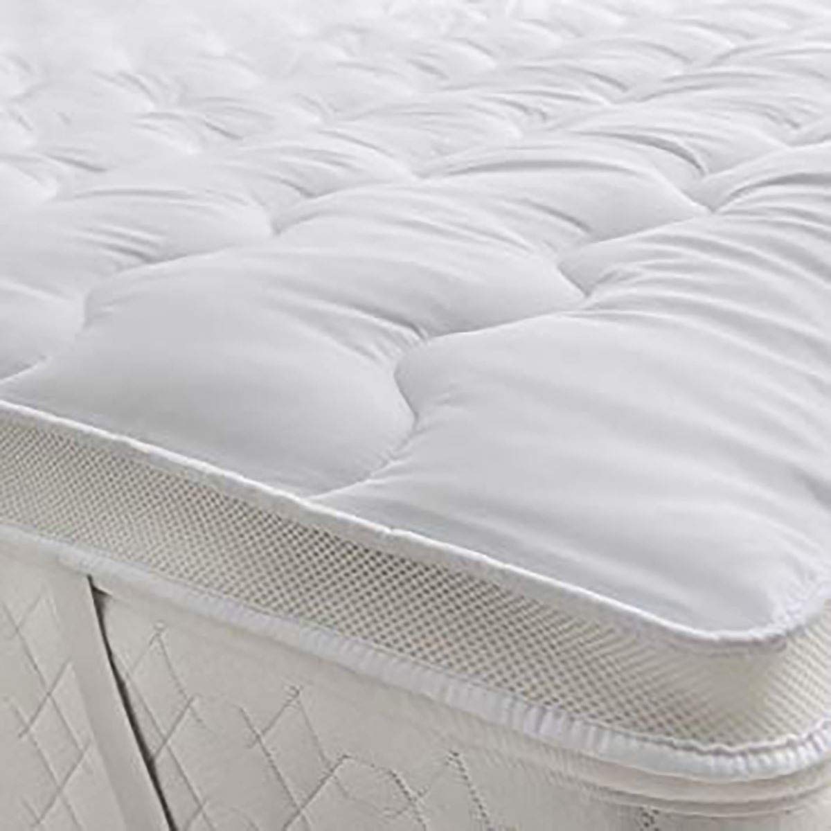 Luxury Hotel Quality Super Soft Anti-Allergy Microfibre Mattress Topper ...