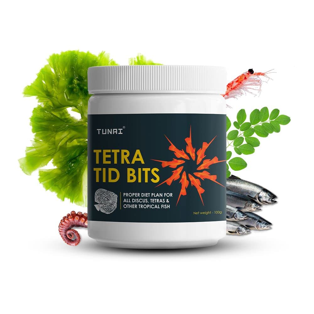 Buy Tunai Tetra Bites Slow Sinking Fish Food Fortified with 48% Protien ...