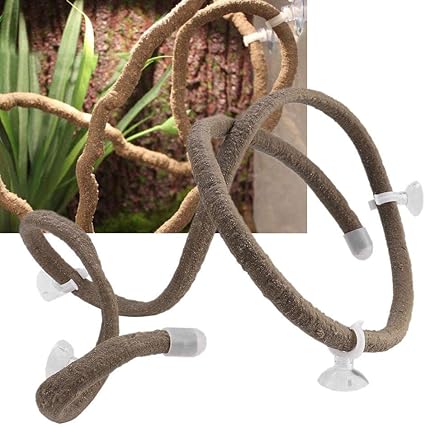 Reptile Climbing Branch 4.92ft Flexible Reptile Jungle Vines Terrarium ...