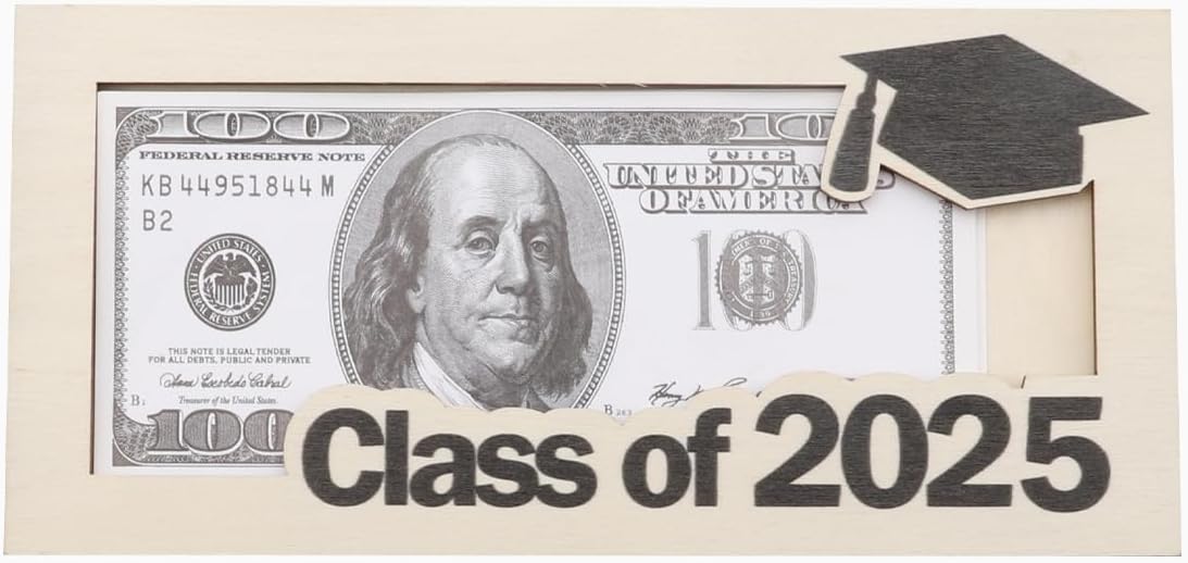 Amazon.com: Graduation Money Holder 2025，Wooden Graduation Card Box ...