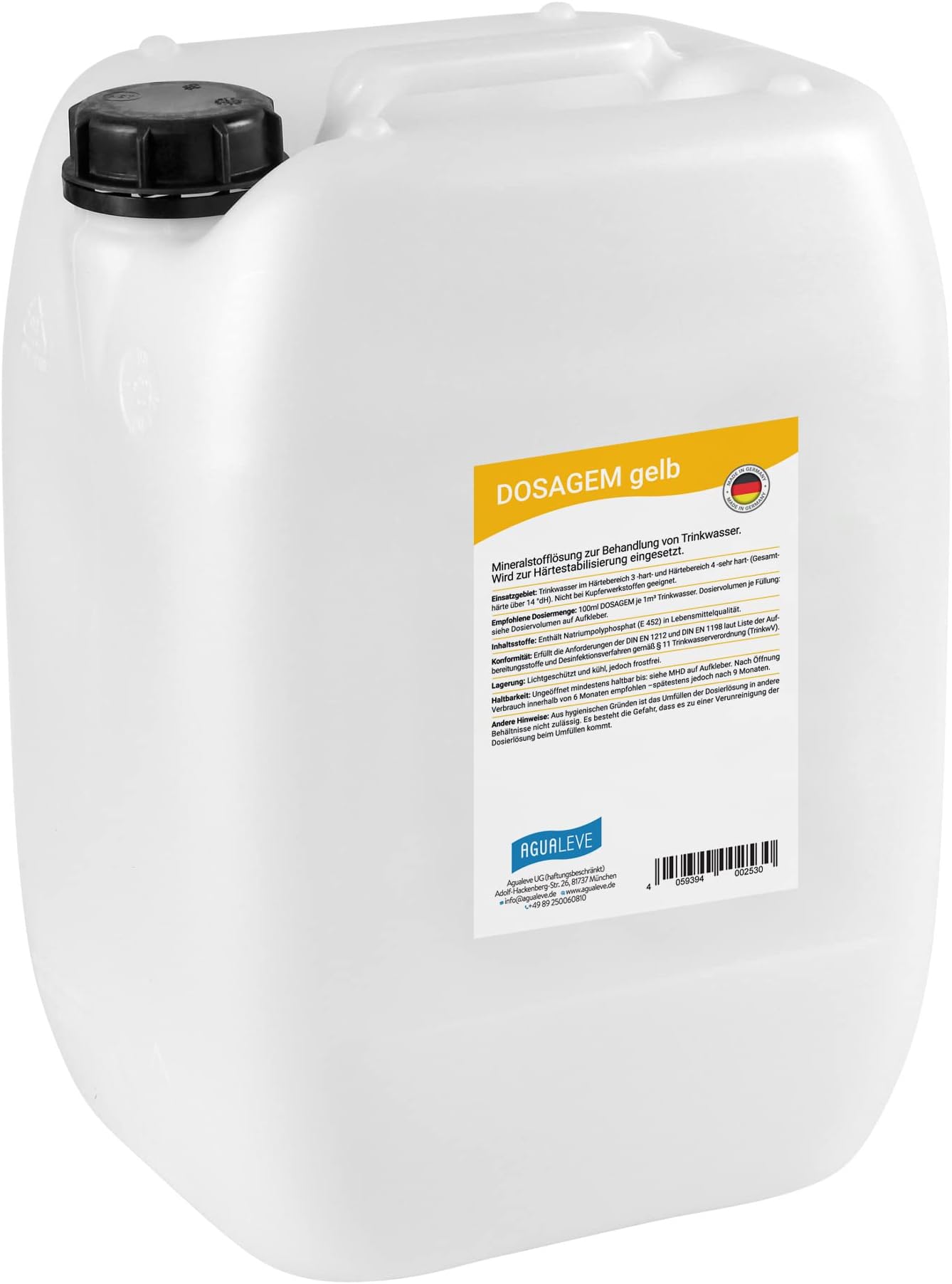 Grünbeck Mineralstofflösung exaliQ safe+ (2 x 3 Liter Flasche, 345 x ...