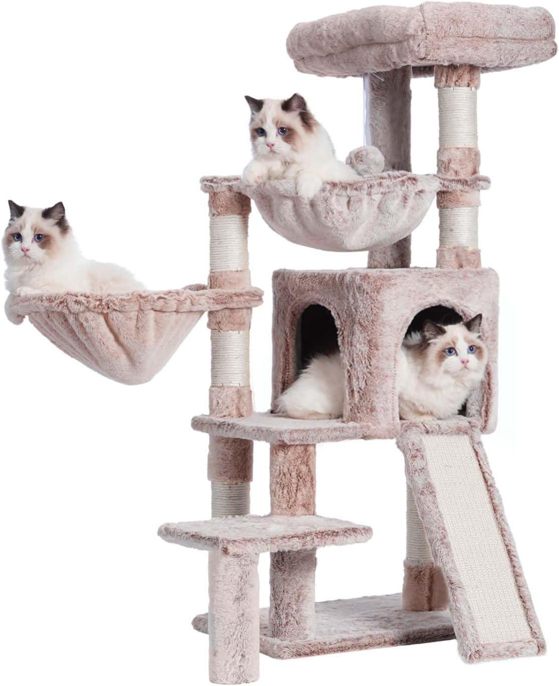 Amazon.com : Gitelsnour Cat Tree for Small Cats/Kitten, Cat Tower with ...