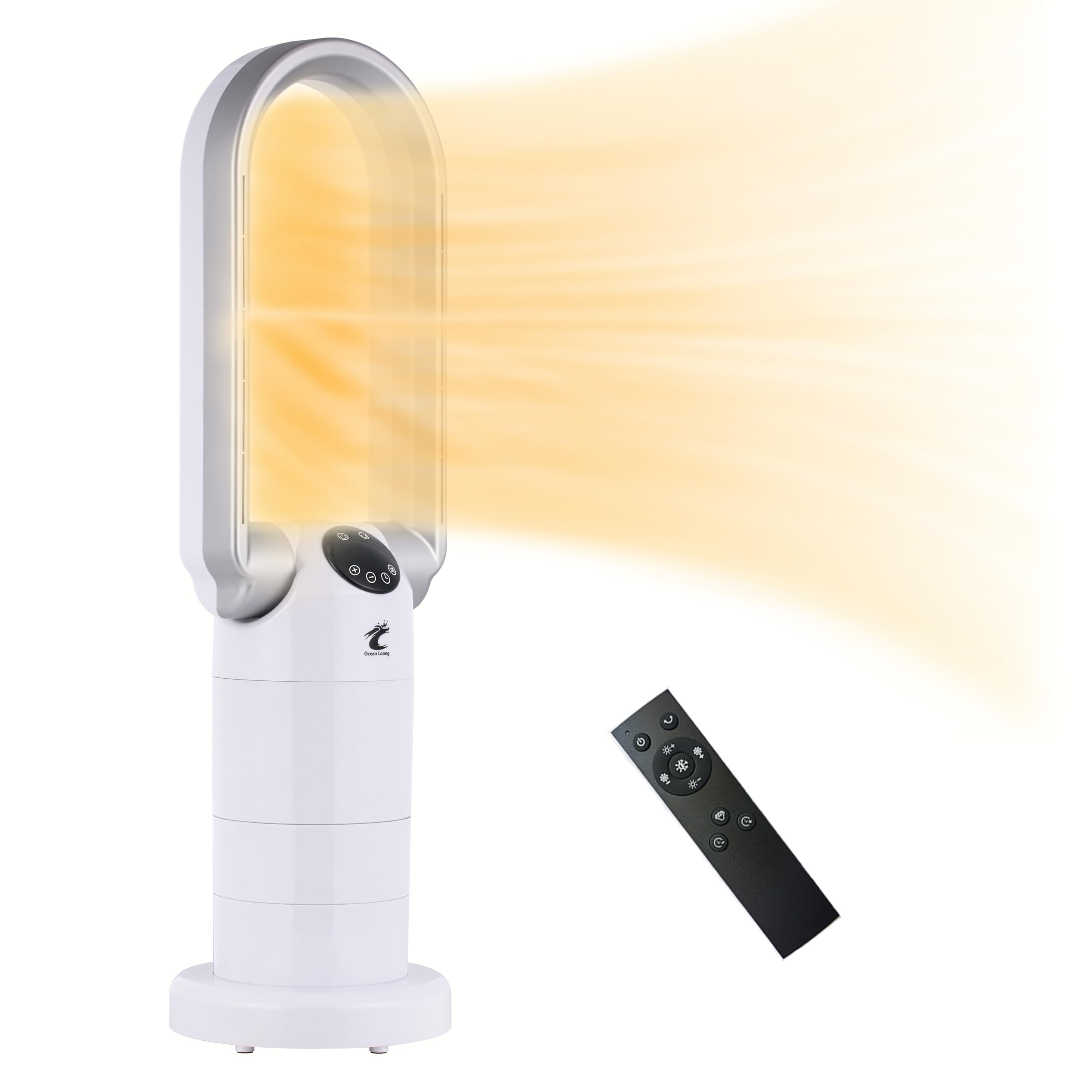 Amazon.com: Ocean Loong 1500W Space Heater and Bladeless Fan for ...