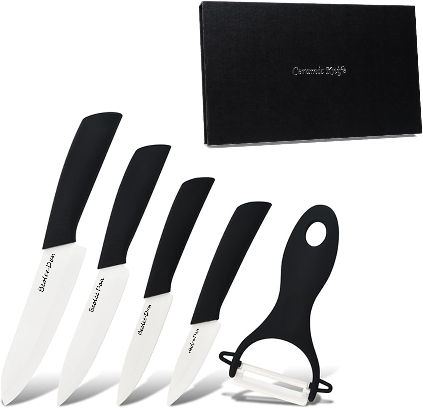 Amazon.com: Beolee.Dan Ceramic Knife Set,ceramic knifes Kitchen ...