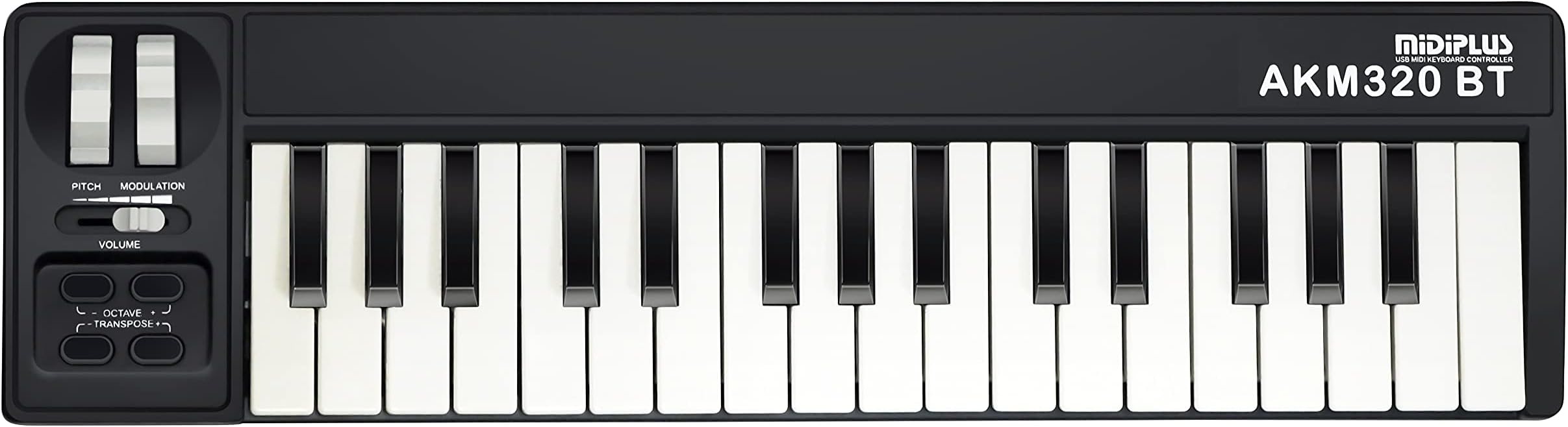 Amazon.com: MIDIPLUS AKM320BT USB MIDI Keyboard Controller, Black ...
