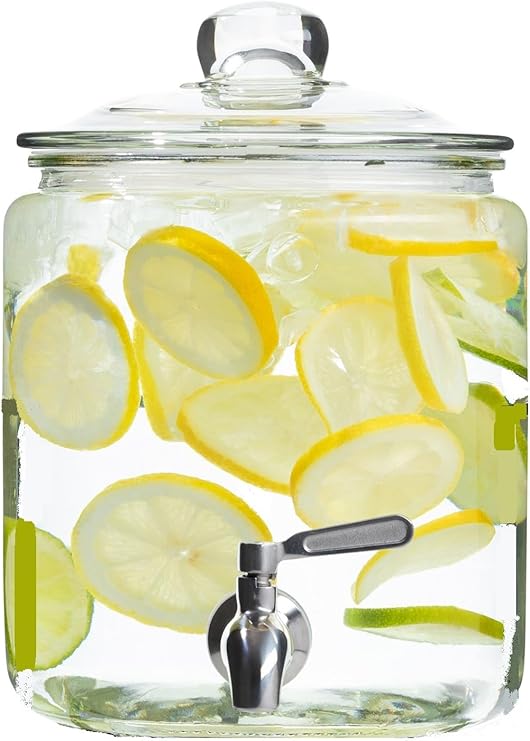 Amazon.com | Iced Beverage Dispenser for Parties with Spout - 1 Gallon ...