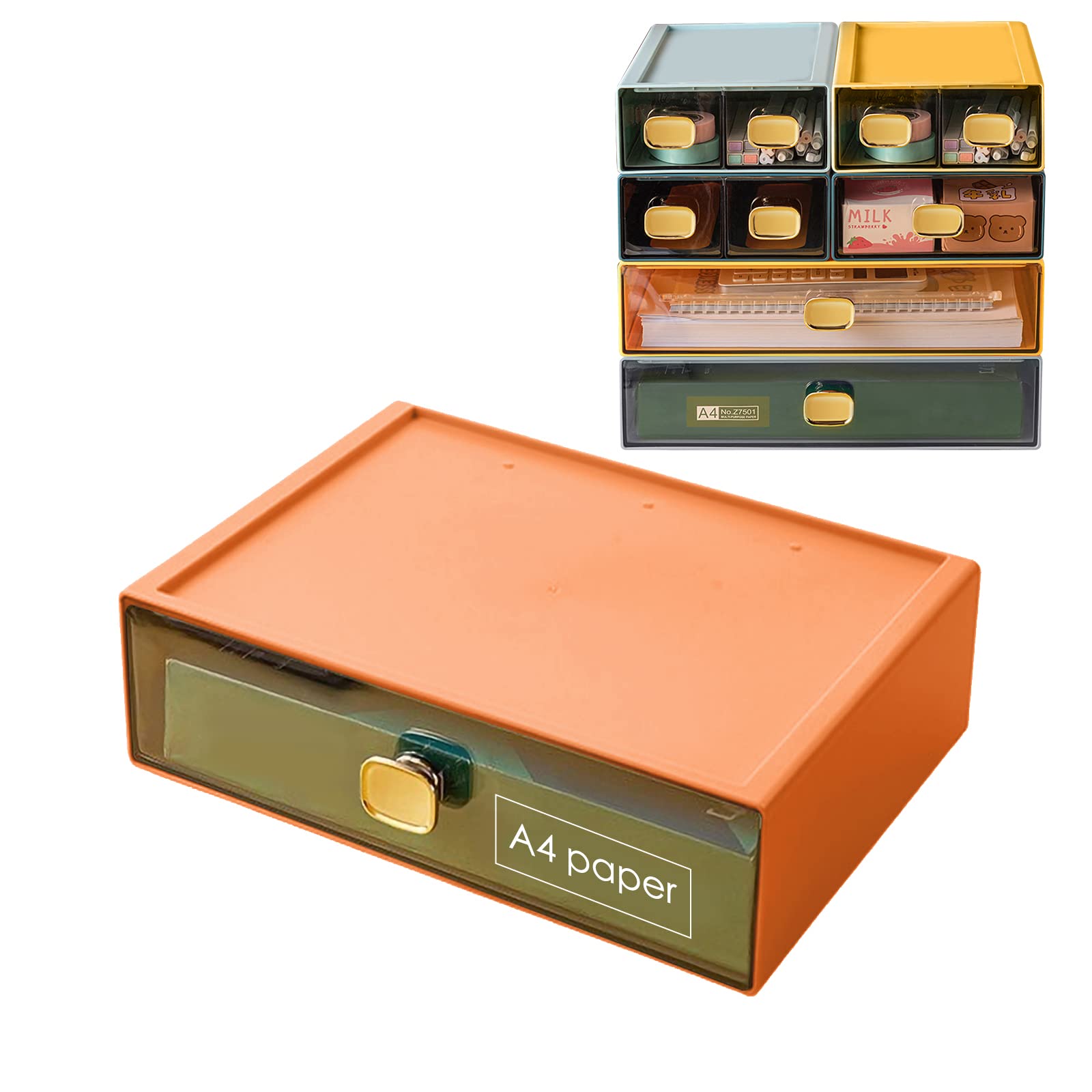 Amazon.com: DETEIN Large Desk Drawer Organizer 13"x9"x3.3" Stackable ...