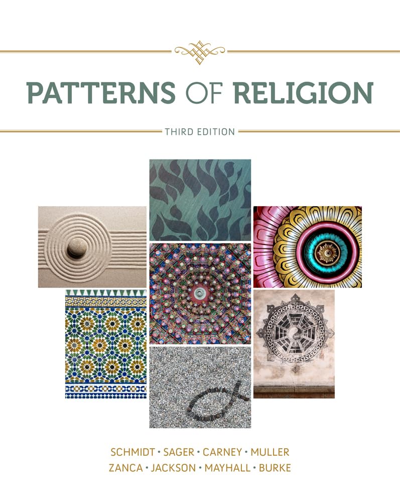 Amazon.com: Patterns of Religion: 9781111186555: Schmidt, Roger, Sager ...