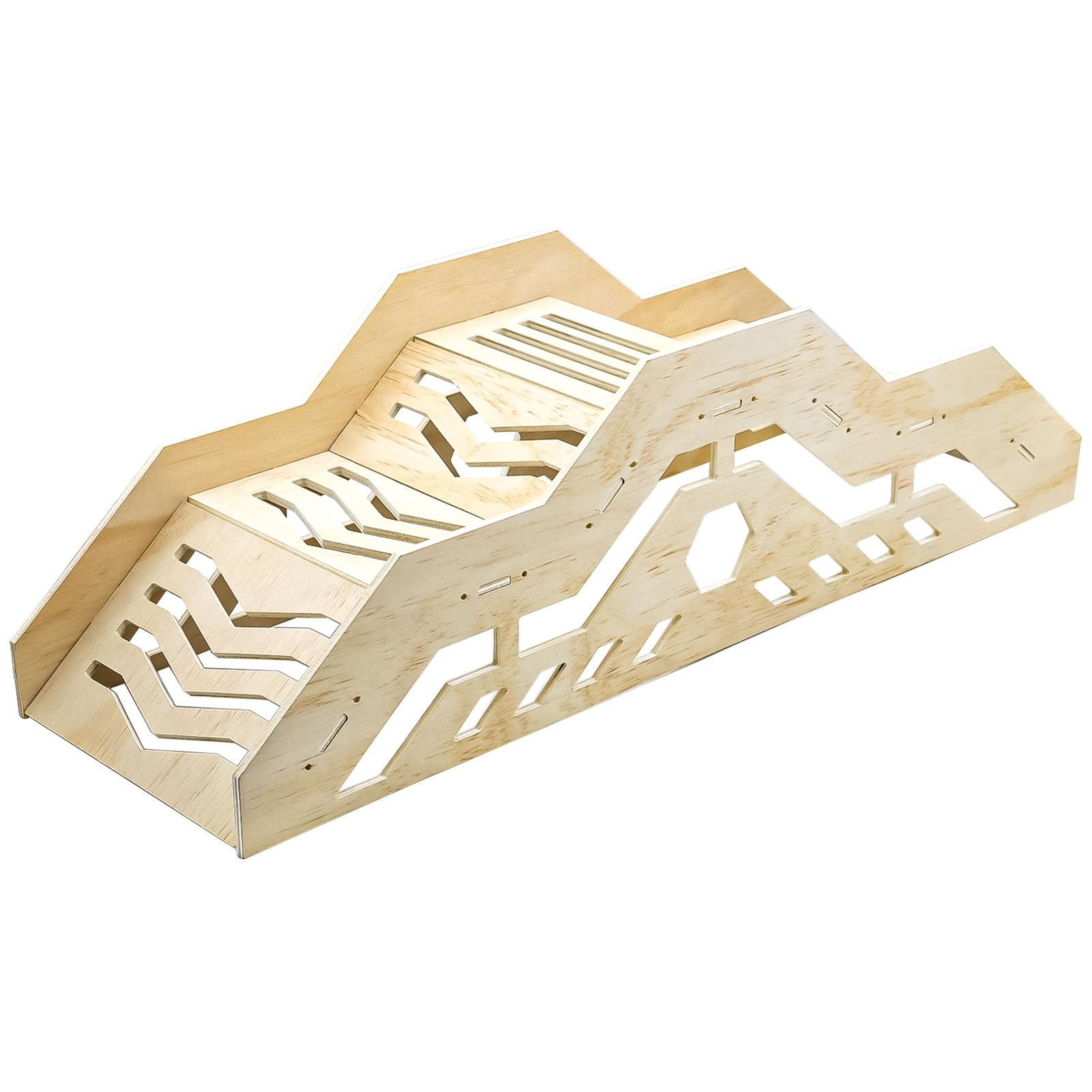 Amazon.com: GOUPRC Wood Bridge Obstacle Course for RC Car Crawler 1/18 ...