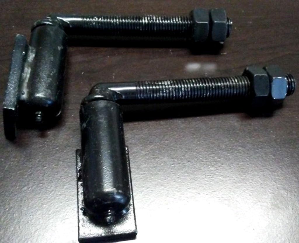 Amazon.com: Fittings Plus Inc 3/4" Steel Industrial Hinge Pair with J ...