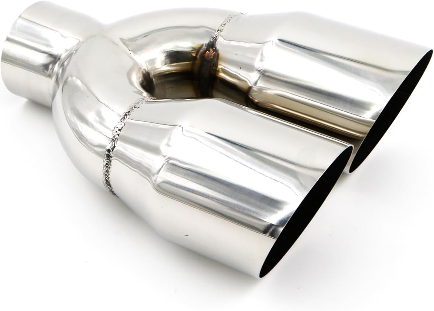 Amazon.com: WestMotive, 2.5 Inch Dual Exhaust Tip, Fit for Inlet 2x3.5 ...