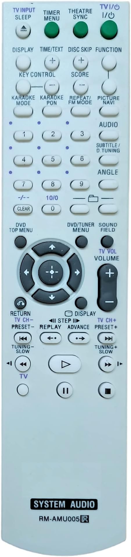 Buy ERNIL Remote Compatible for Sony RM-AMU005 Stereo Audio System AV ...