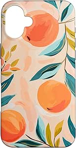 Amazon.com: iPhone 16 Plus Peach | Peaches Pattern, Peach Theme, Fruit ...