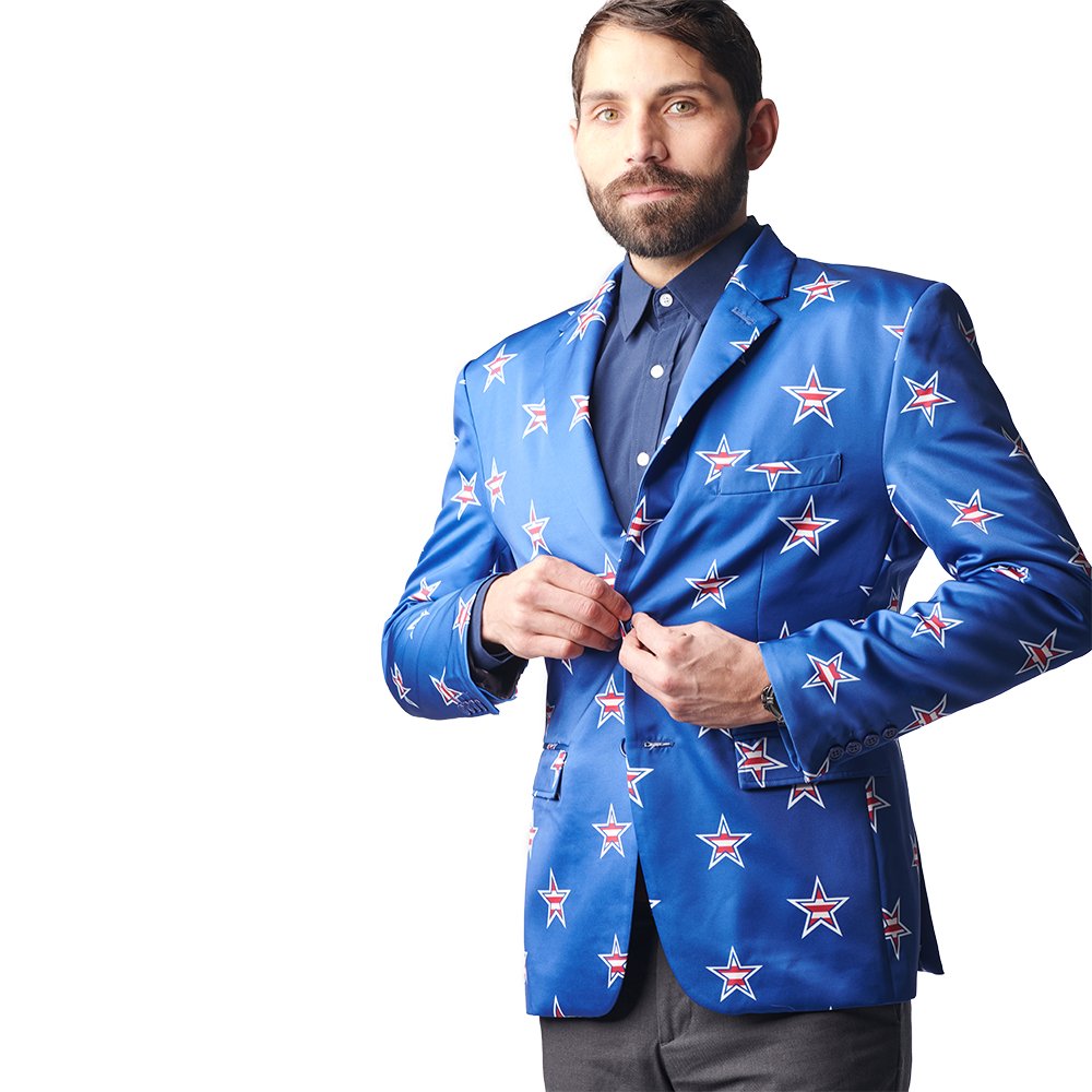 Buy The Uncle Sam, Patriotic Sport Coat - American Party Costume Blazer ...