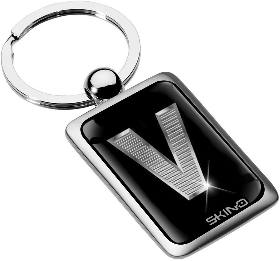 Amazon.com: Initial Keychain A to Z Trendy Chain Alphabet Name Womens ...