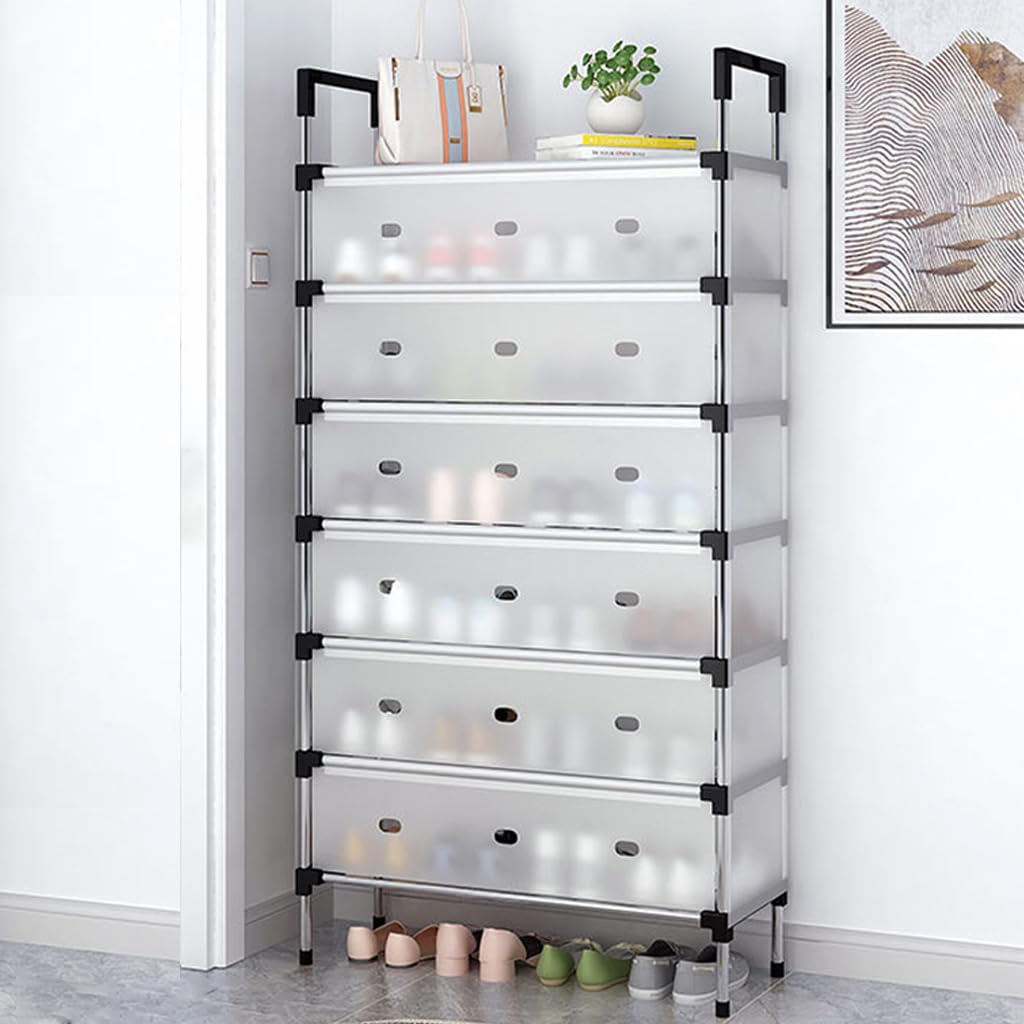 Stainless Steel Shoe Organizer - 7-Shelf, Sturdy & Durable Free ...