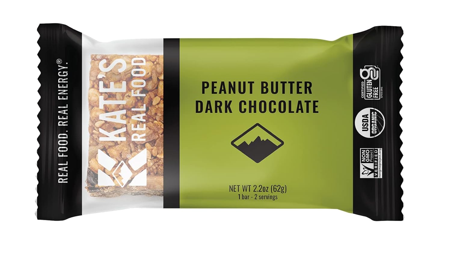 Amazon.com: Kate’s Real Food Organic Energy Bars, Non-GMO, All-Natural ...