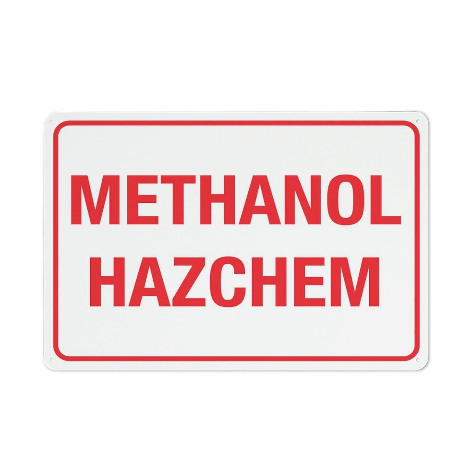 Buy Methanol Hazchem Sign Outdoor Metal Sign - 12 X 8 Metal Signs For ...