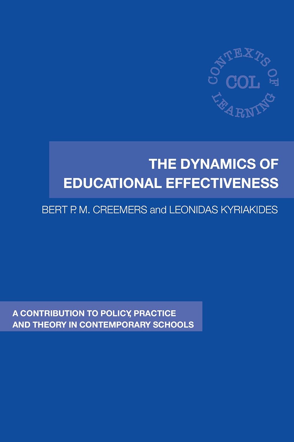 Amazon.com: The Dynamics of Educational Effectiveness: A Contribution ...