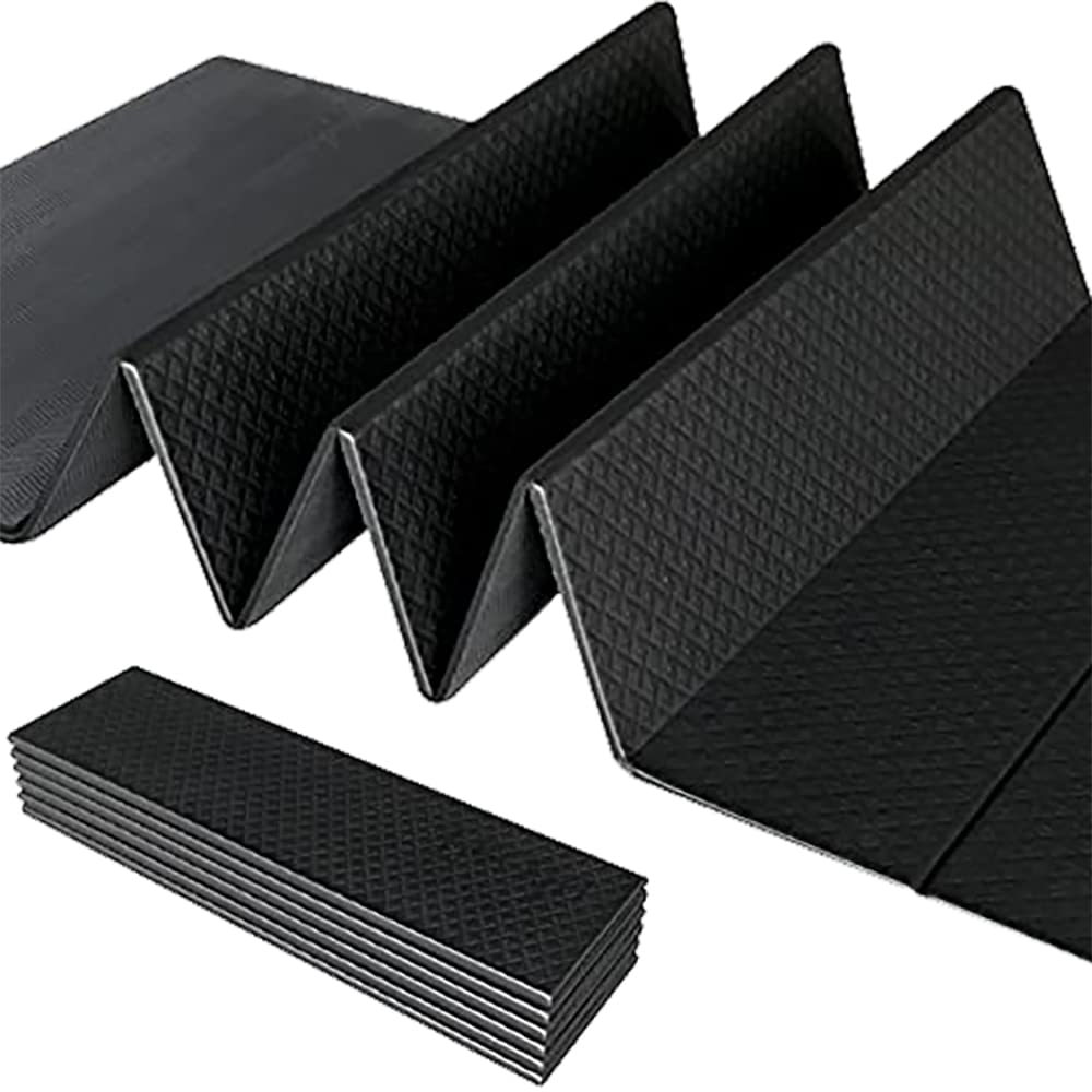 (similar)Foldable Yoga Mat-1/3 Inch Thick - Easy to Storage Travel Yoga ...