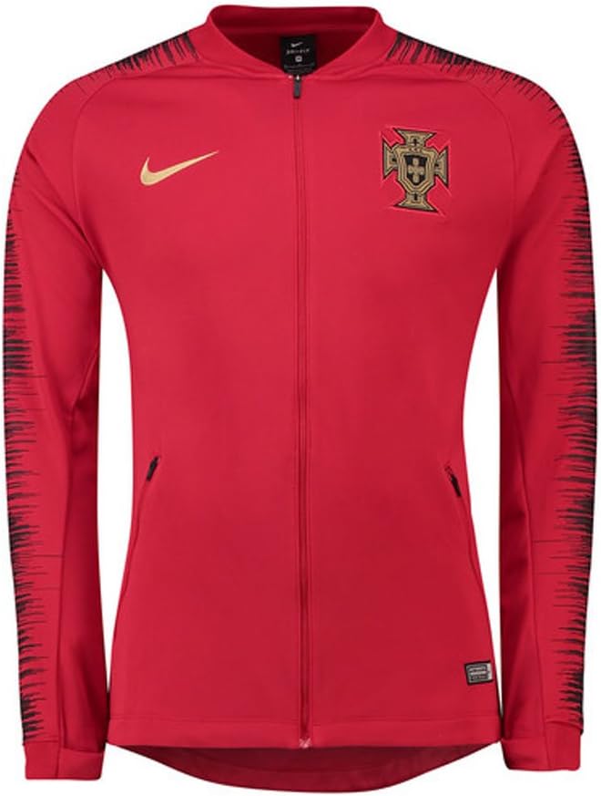 Amazon.com: Nike 2018-2019 Portugal Anthem Jacket (Red) - Kids ...