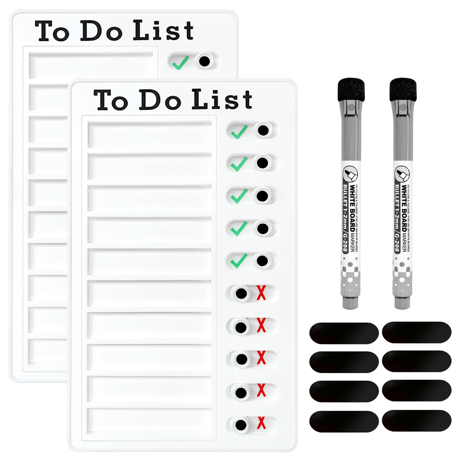 Snapklik.com : 2 Pcs Chore Chart For Kids Multiple Kids - Dry Erase To ...