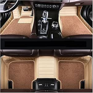 9D Premium Leatherette Car Foot Mat for Mahindra Xuv 3X0 | Luxurious & Elegant Look | 100% ...