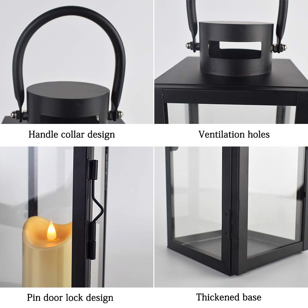 Wrought Iron Candle Lanterns