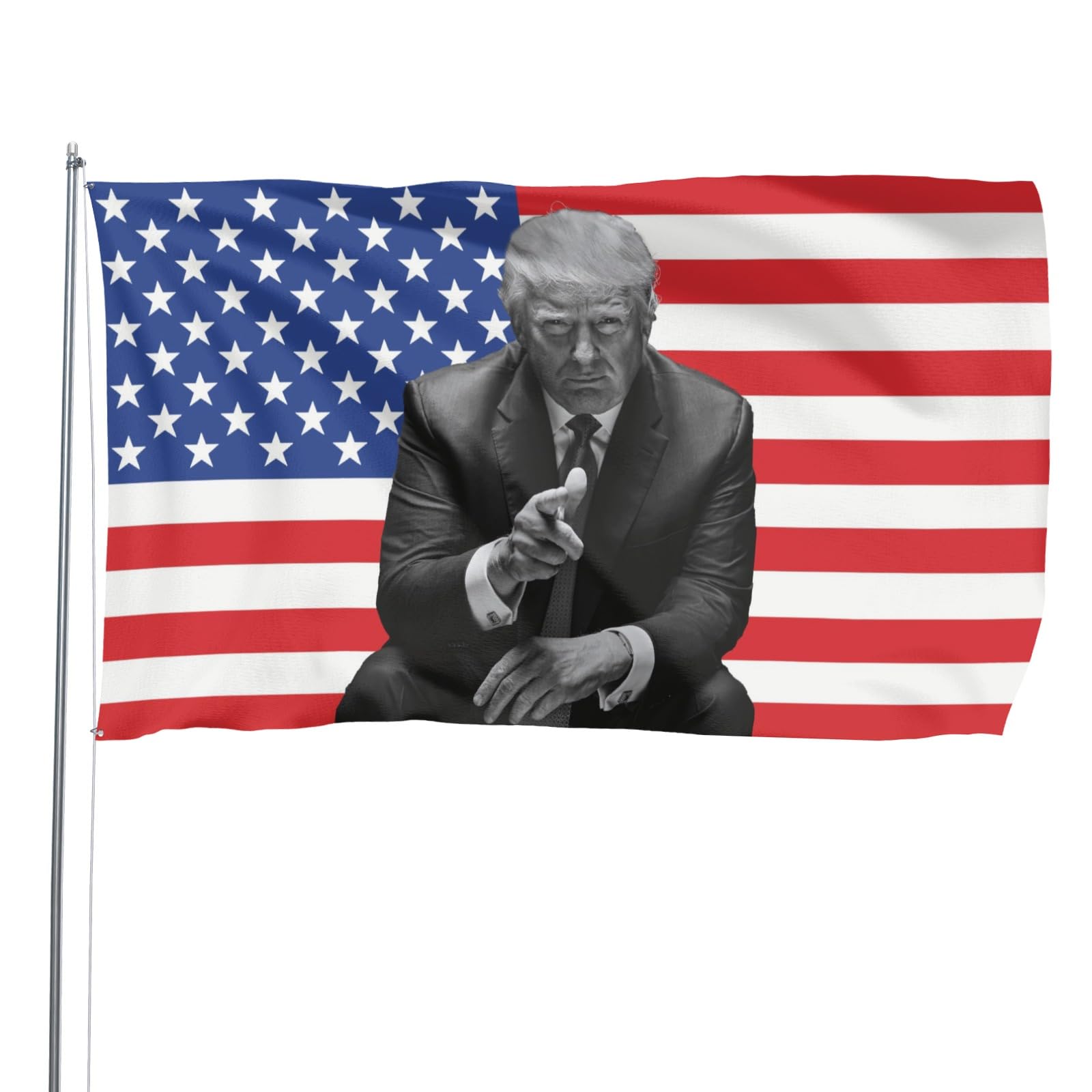 Amazon.com : Brainfocus Trump Flag 2024 Flag Slogan 3x5 Ft Printed Flag ...