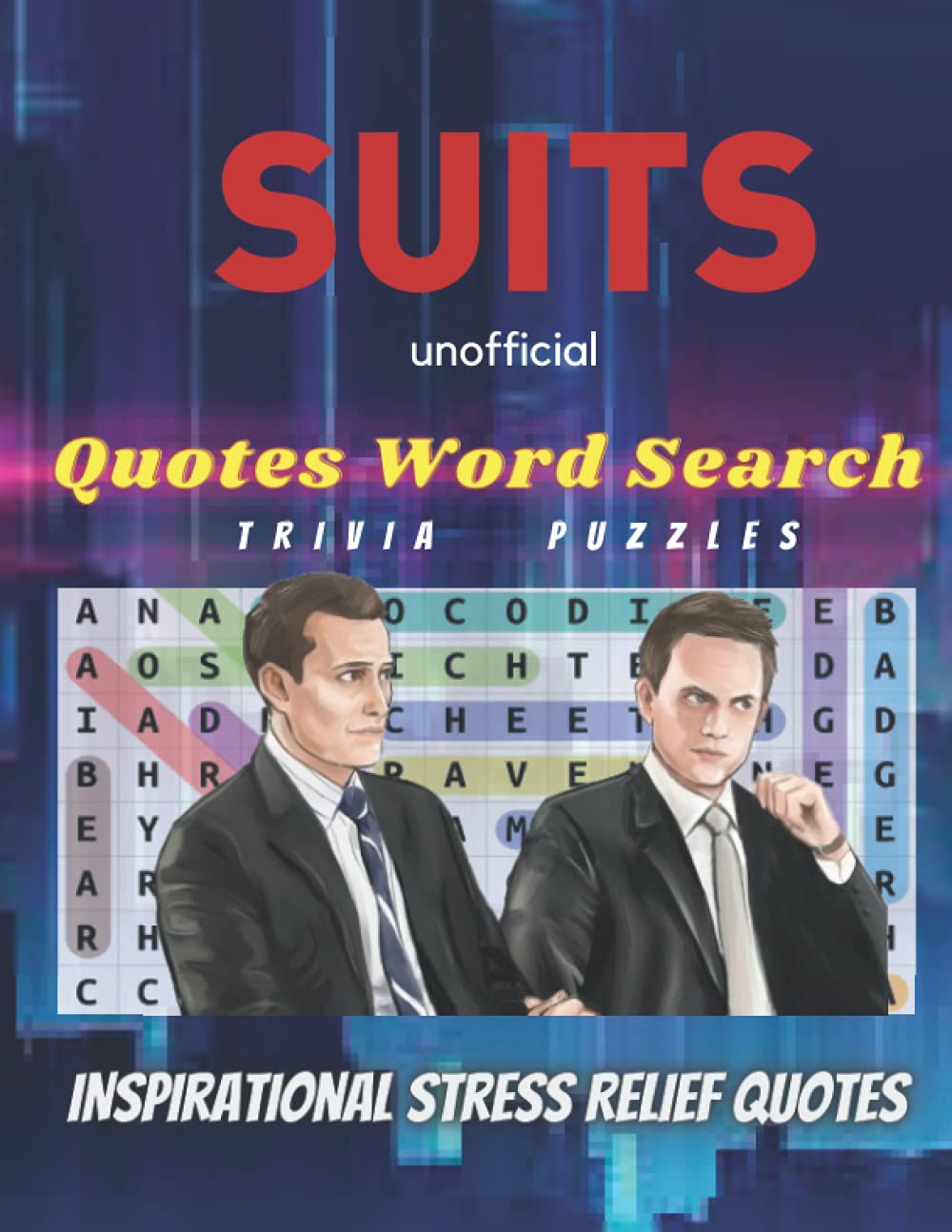 Buy Quotes Word Search: The Unofficial Suits Word Search, 70+ Puzzles ...