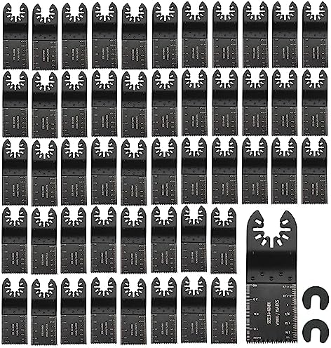 50pcs Oscillating Multitool Blades Kit Cutting Wood Metal, Universal ...
