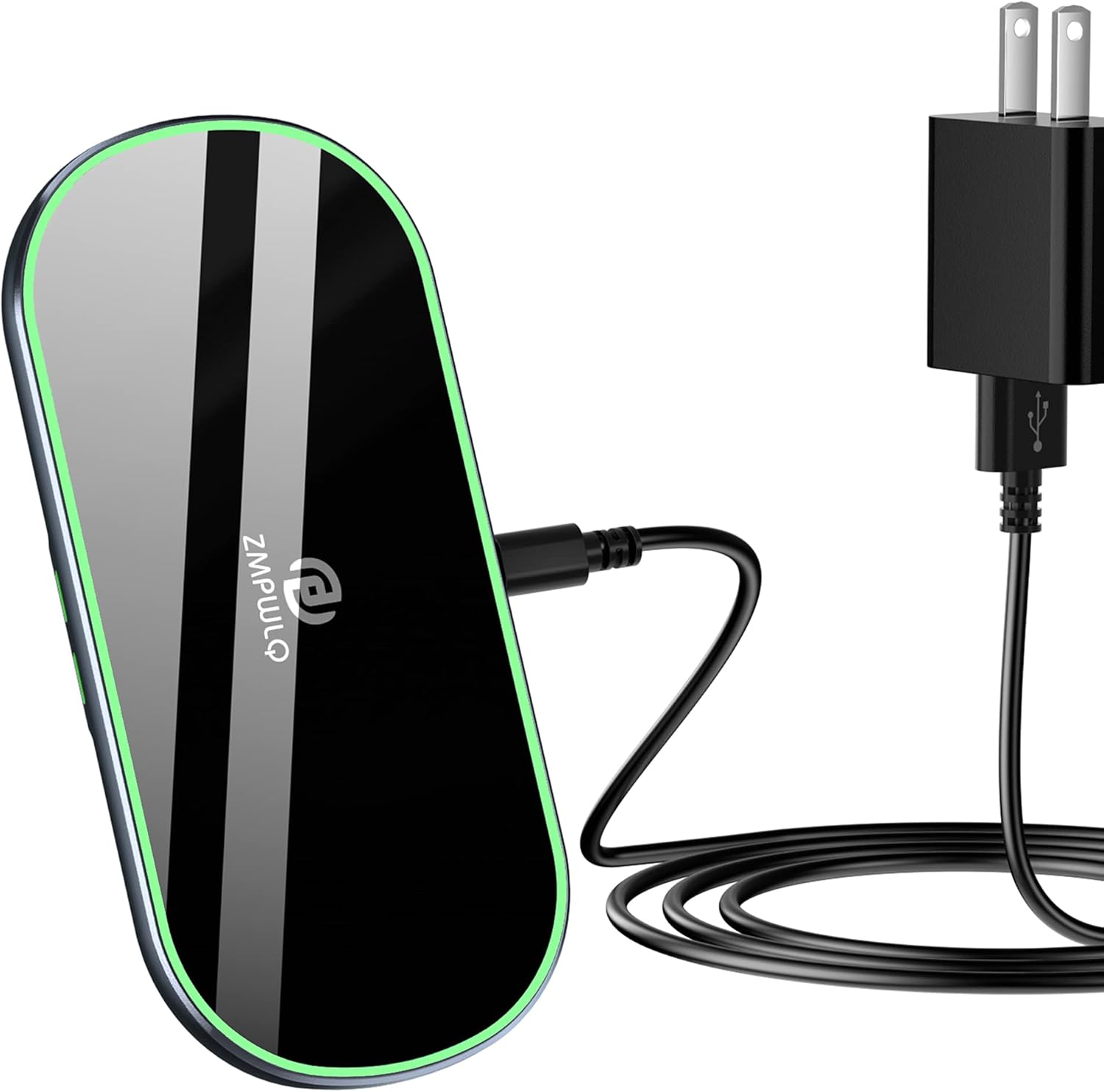 Amazon.com: Dual Wireless Charging Mat Fast Wireless Charger iPhone ...