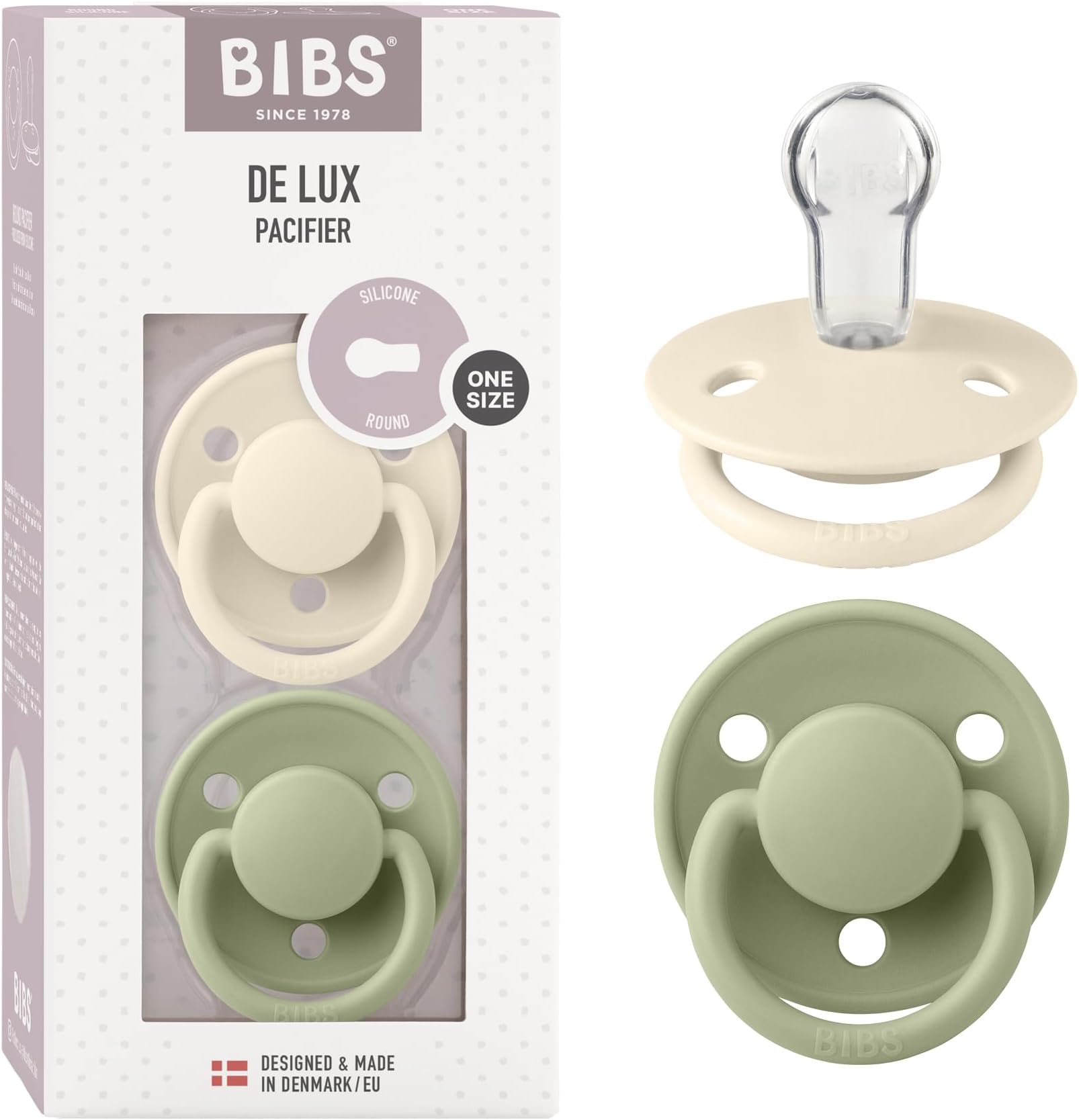 Amazon.com : BIBS Pacifiers - De Lux Collection | BPA-Free Baby ...