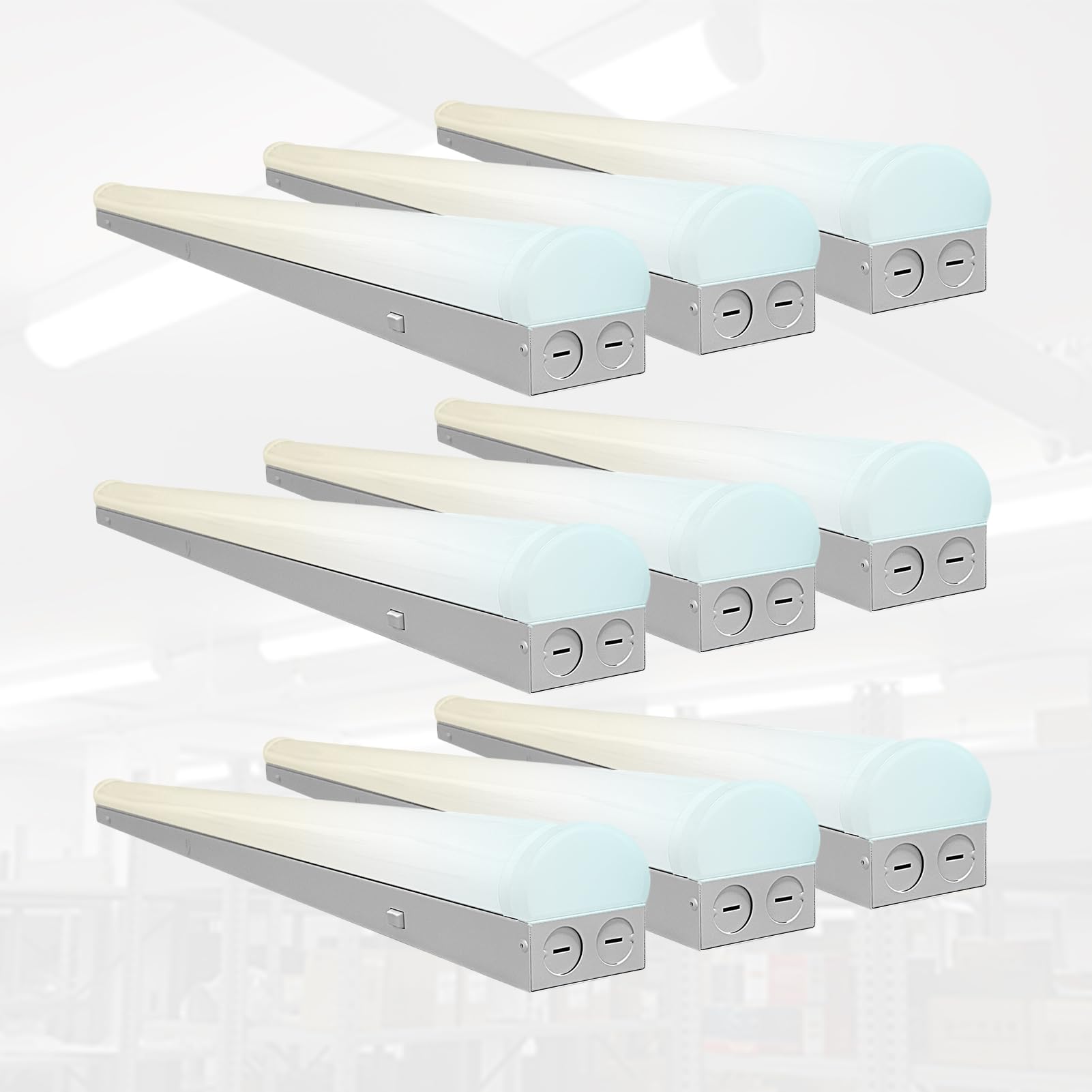 Ilumia LED Linear Strip Fixure 4FT Power Selectable 30W/35W/40W 140 ...