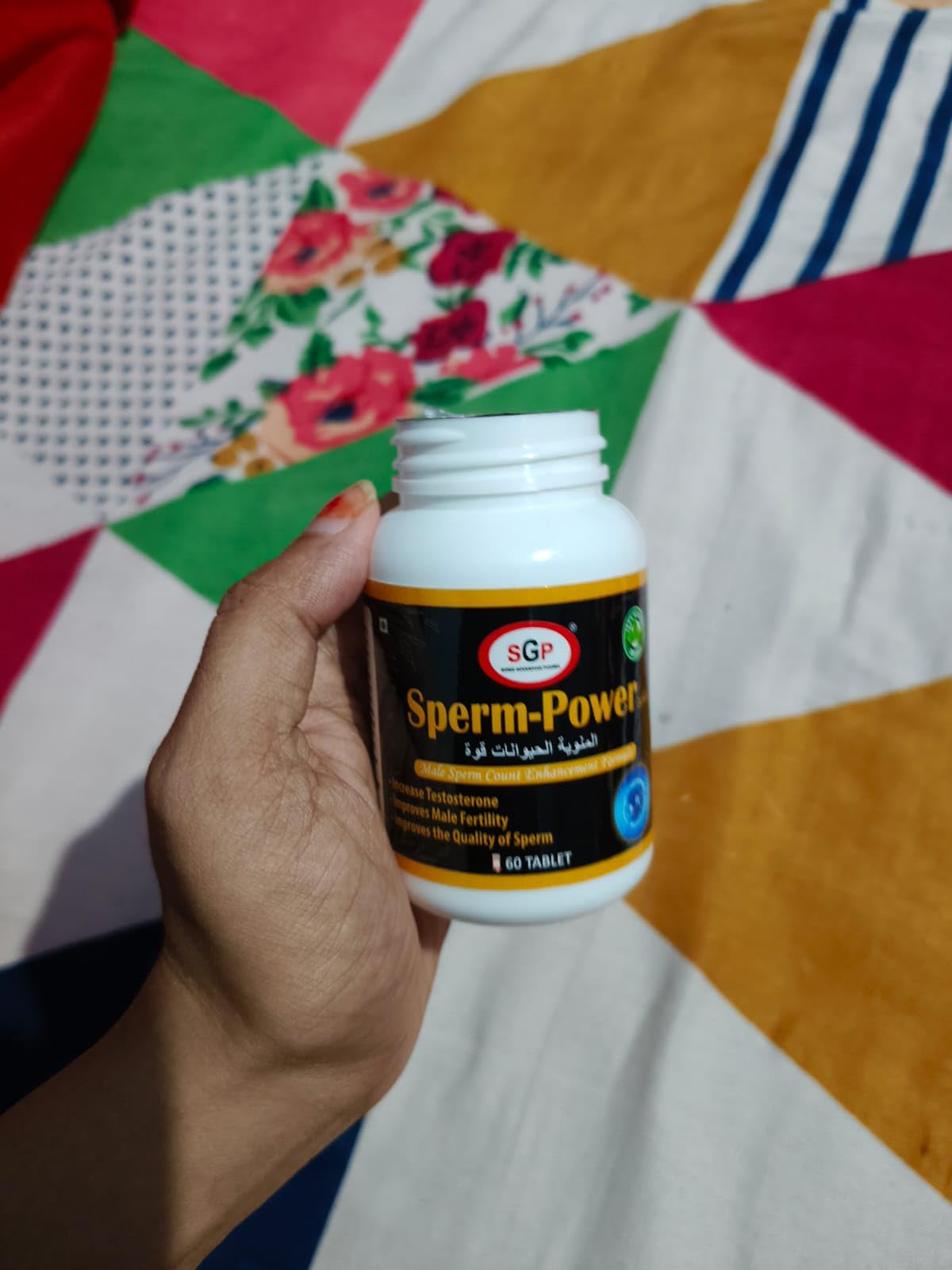 Buy SGP Sperm Booster Tablets for Men | Ayurvedic Male Fertility Sperm ...