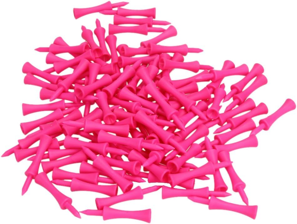 Amazon.com: 100Pcs Professional 39mm Pink Castle Step Grad Golf Tees Up ...