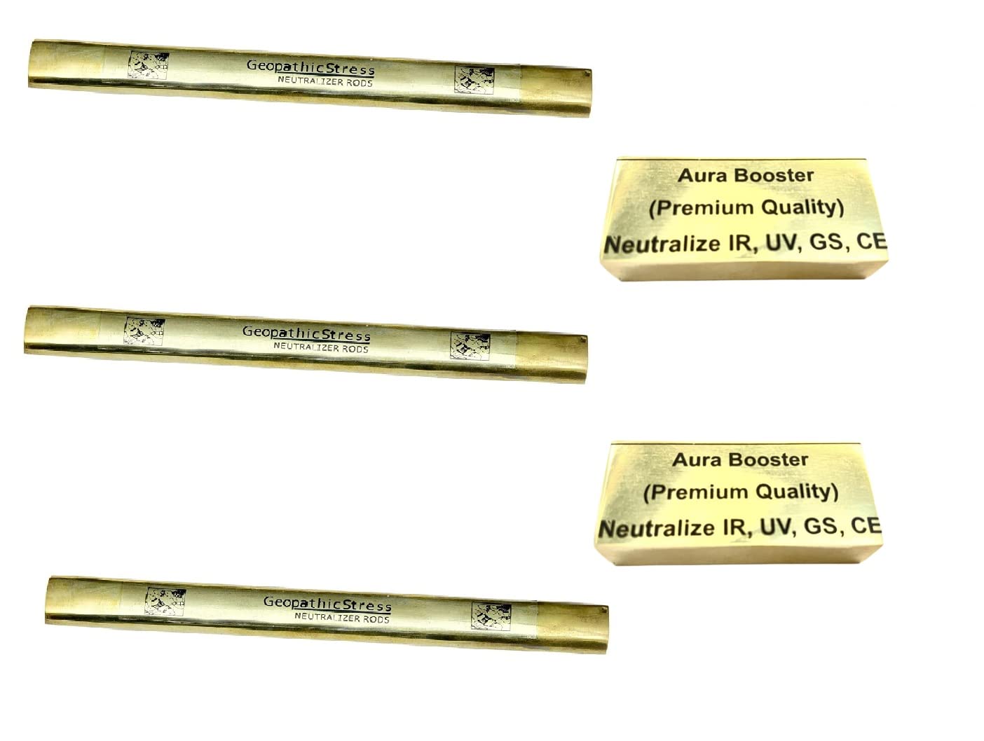 Geopathic Stress Rod Brass Neutralizer and Aura Booster for Good Health ...