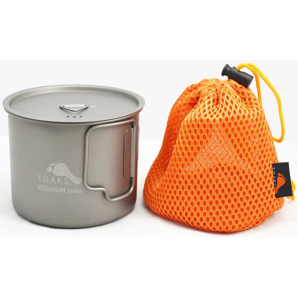 Snapklik.com : TOAKS LIGHT Titanium 550ml Pot