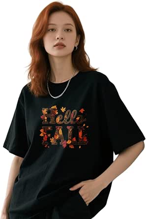 Amazon.com: Vintage Cozy Autumn Graphics T-Shirt, Rustic Fall Harvest ...