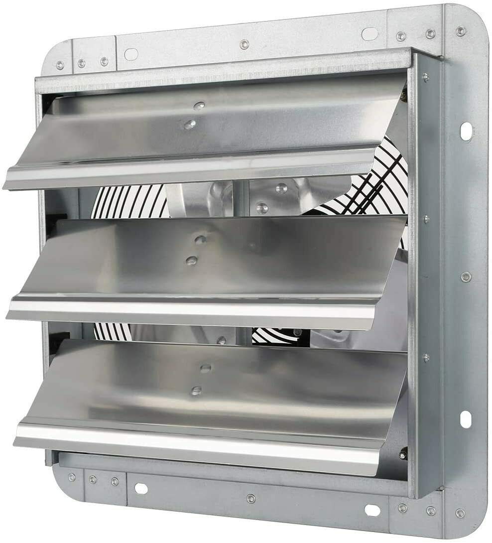 Shutter Exhaust Fan Aluminum 12 Electric Ventilation Fans Variable W ...