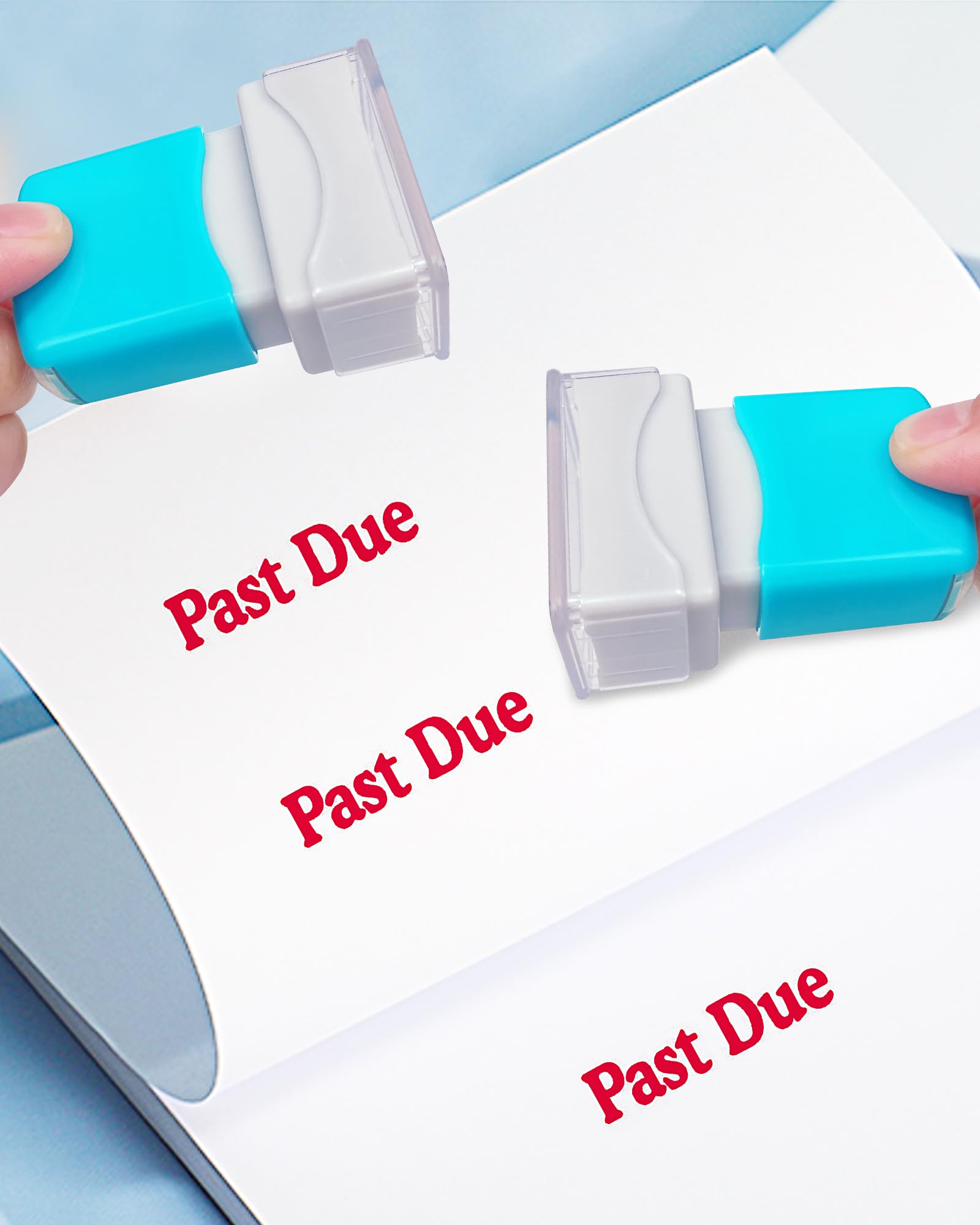 Snapklik.com : Past Due Stamp Red Ink Refillable Stampers For Office ...