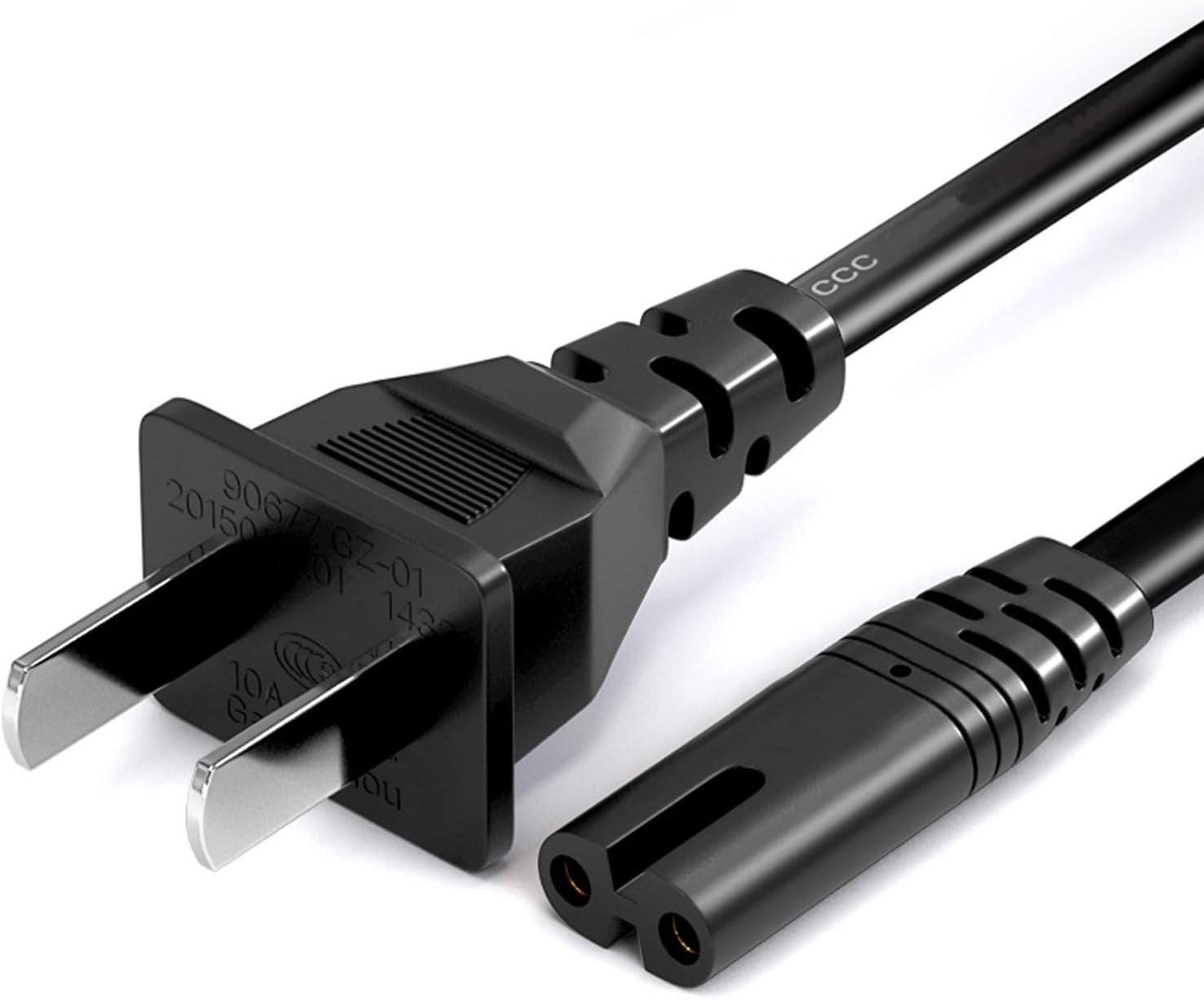 Amazon.com: TV Power Cord Compatible for Samsung TV, Ancable 6-Feet 90 ...