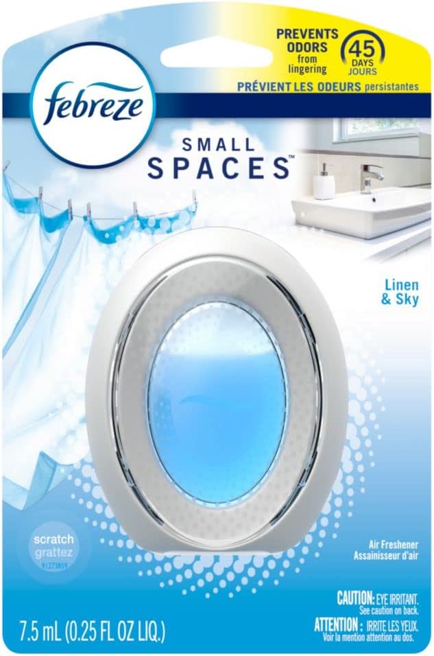 Amazon.com: Febreze Small Spaces Air Freshener, Linen & Sky, 1 count ...