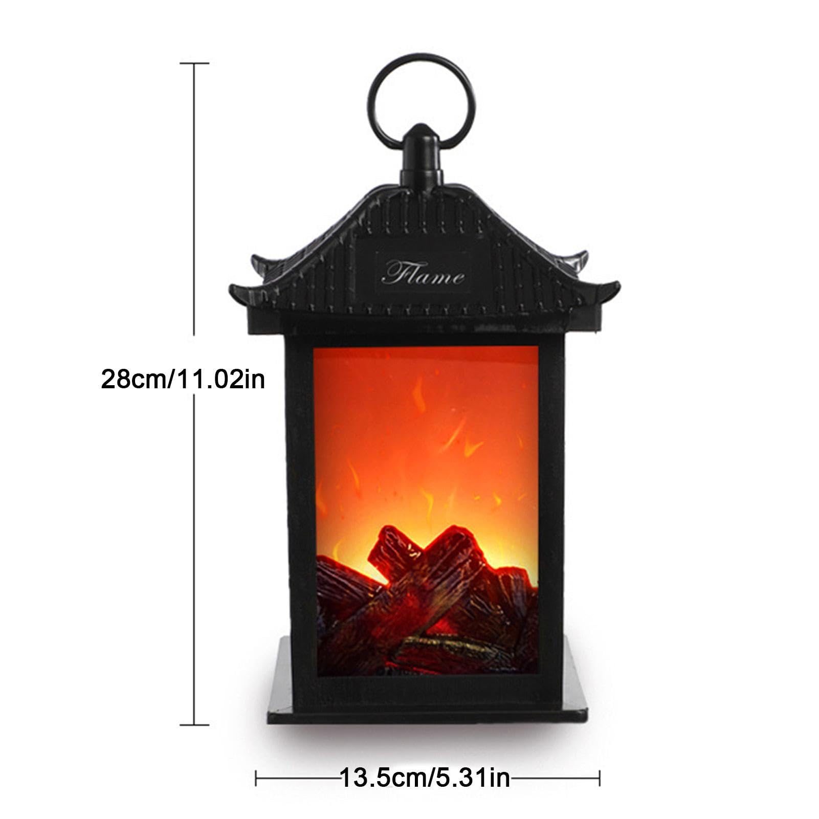 Outdoor Electric Tabletop Lantern Solar Power Iron Oval Lantern LED