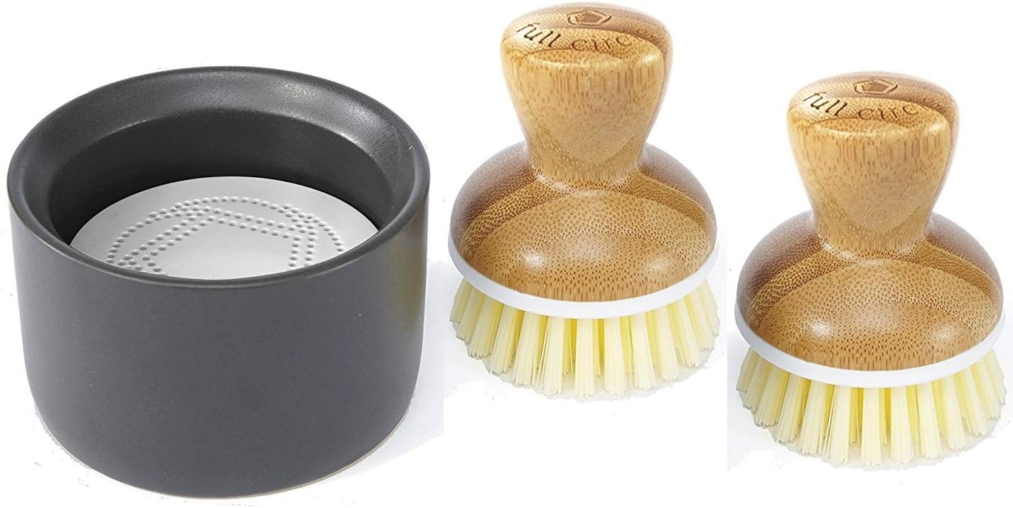 Amazon.com: Full Circle Bubble Up Dush Brush with Bamboo Handle, Set of ...