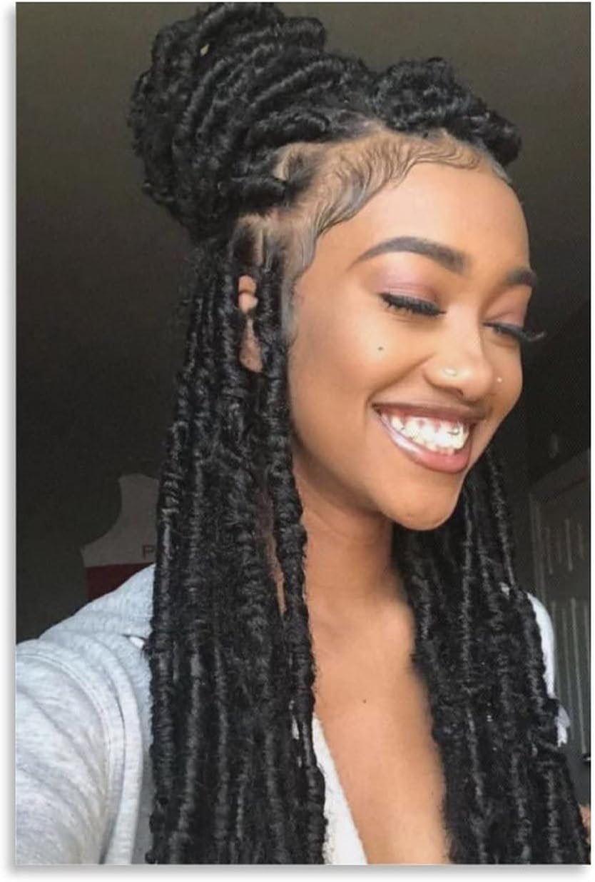 Amazon.com: BLUDUG Hair Salon Poster Poster of Dreadlocks Aesthetic ...