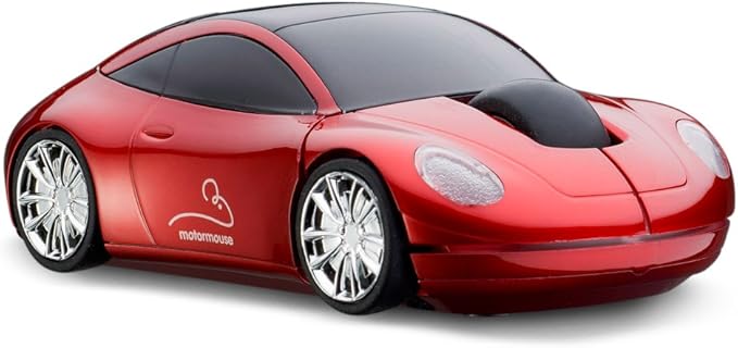 Motor Mouse Car Red Wireless USB Computer Mouse : Amazon.co.uk ...
