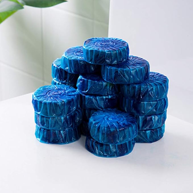 36 x Toilet Cistern Blocks Blue Block Bathroom Bowl Cleaner Freshener ...