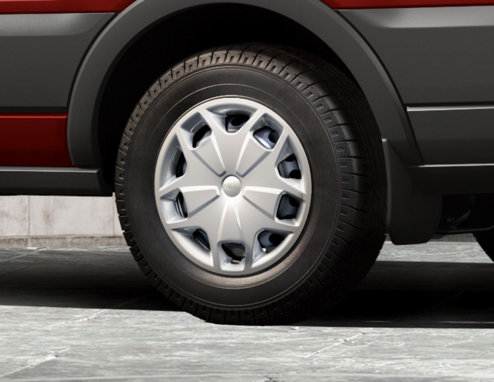 Ford Genuine 16'' Steel Wheel Trim Hub Cap Cover 5 Double Spoke For 6 ...