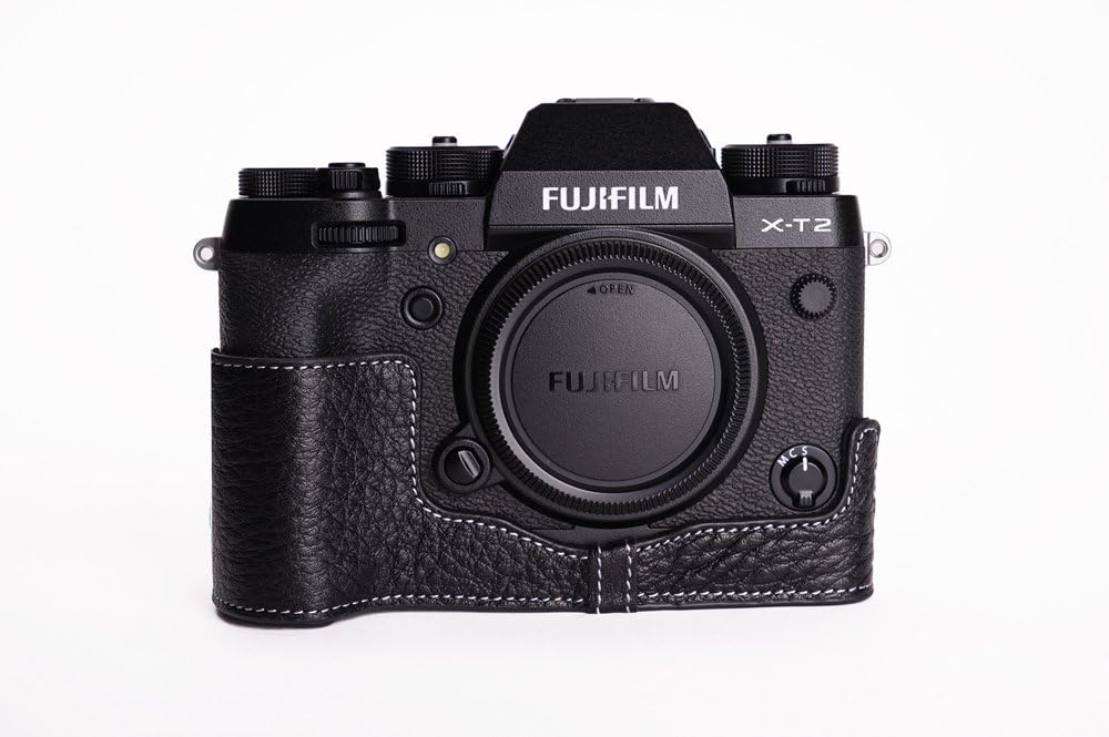 Amazon.com : Fuji X-T2 X-T3 Case, BolinUS Handmade Genuine Real Leather ...
